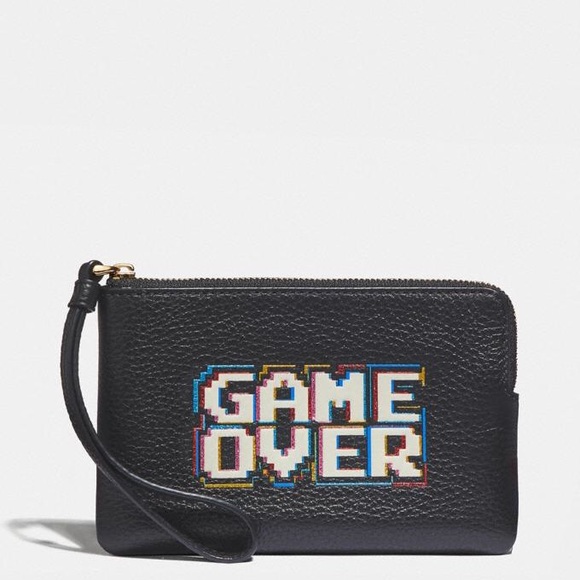 Coach | Bags | Coach Pacman Game Over Corner Zip | Poshmark